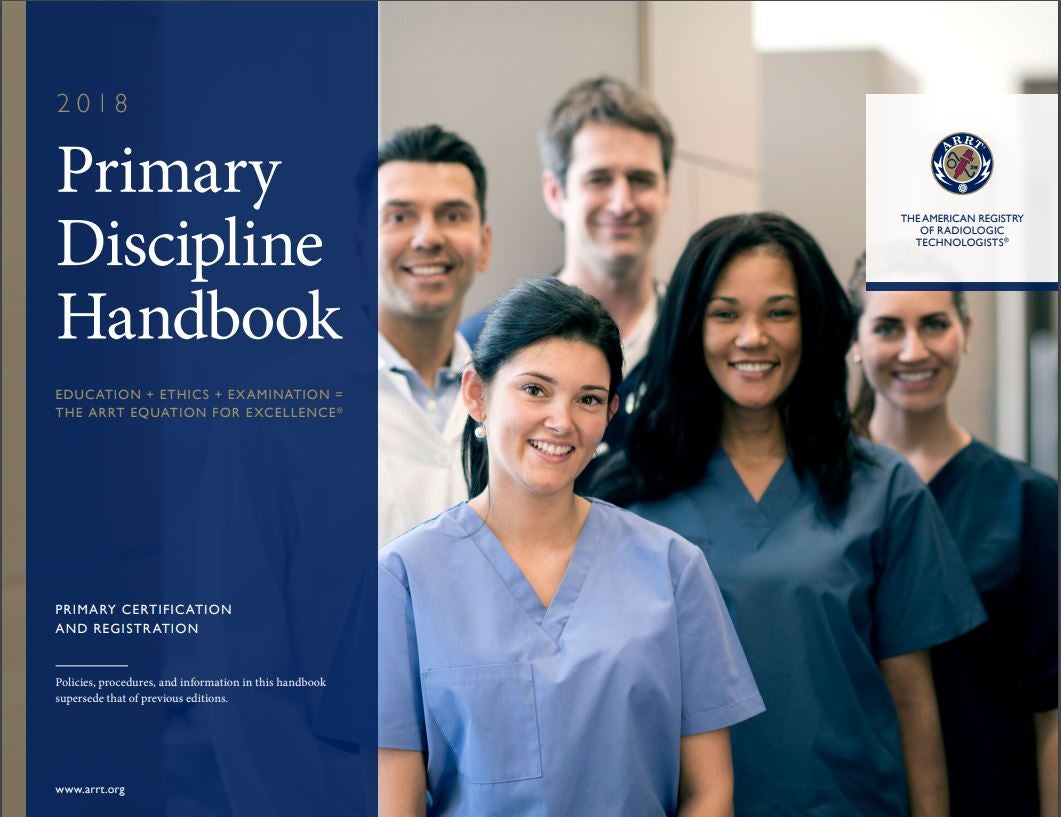 We've Improved our Handbooks and Application Forms - ARRT